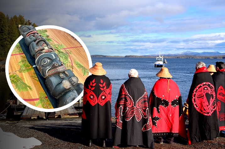 Sacred totem pole returns to Kitkatla community after 126 years | Royal ...