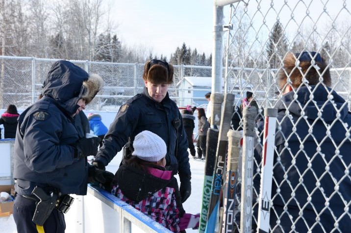 RCMP partners with community to build rink and recreation centre ...