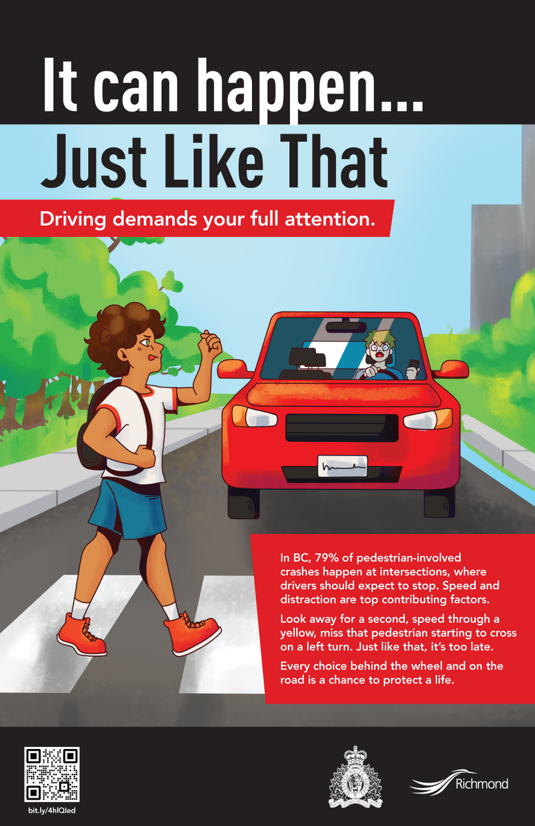 Richmond RCMP launch fall pedestrian safety campaign: “It Can Happen ...